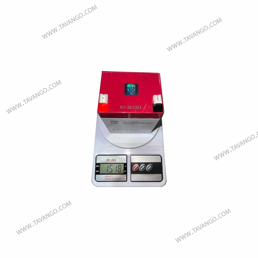 خرید و قیمت باتری 12 ولت 5 آمپر کی اچ پاور KH POWER ویتنام - توان گستر